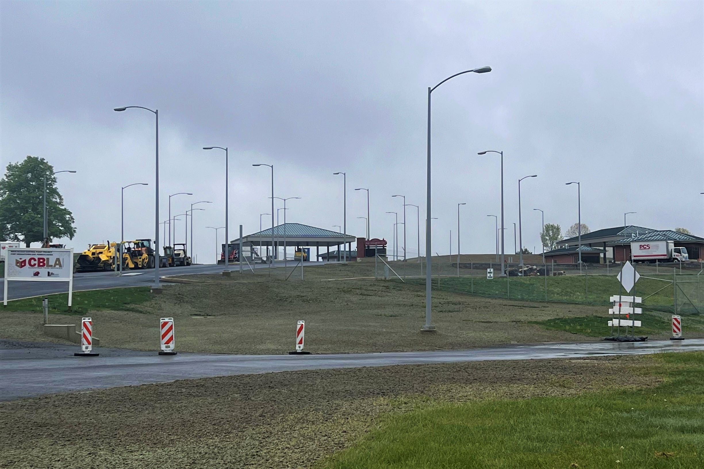 Military Checkpoint Gate